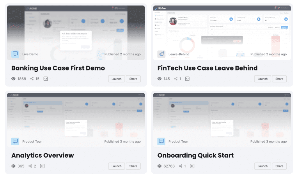 Reprise Replay™ | Sales Demo Software